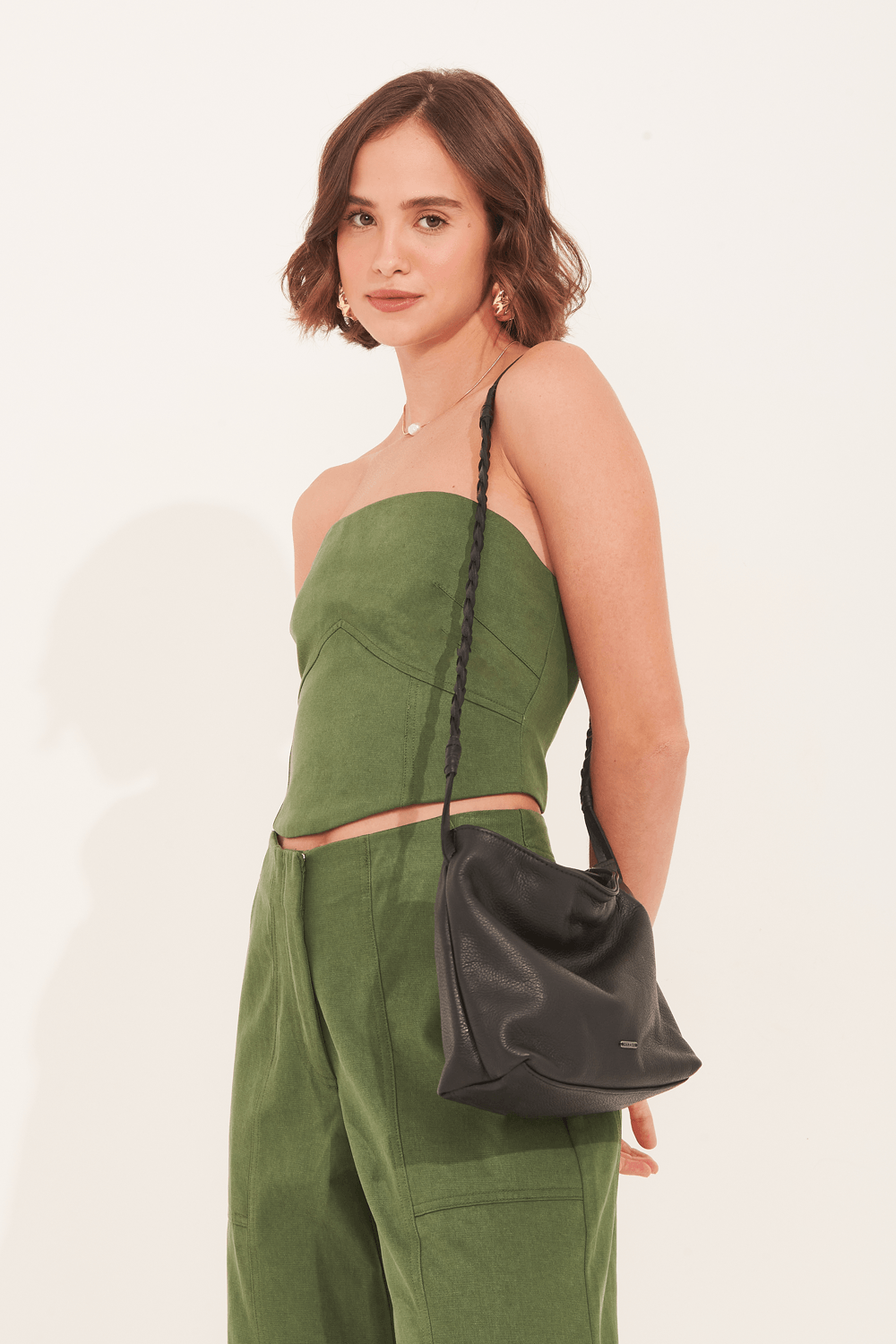 cropped ellie sem alças amarração costas - Garage Rio