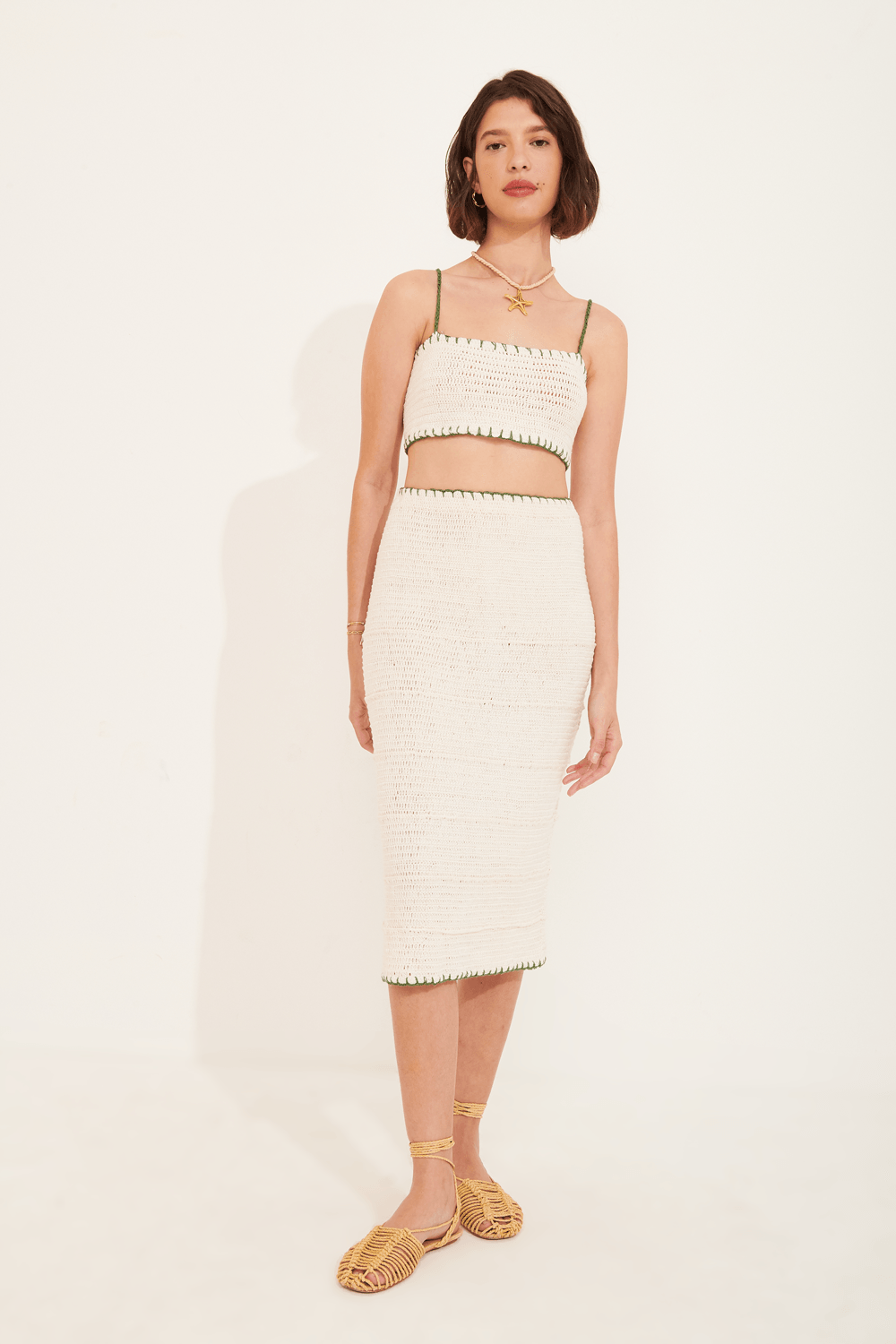 saia crochet lulu midi - Garage Rio