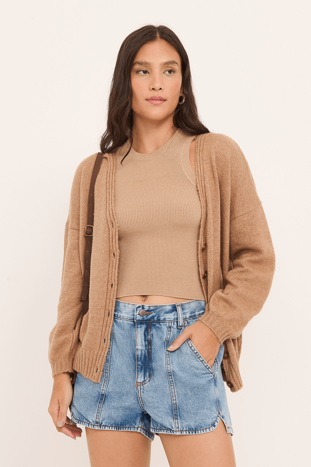 short jeans bainha - Garage Rio